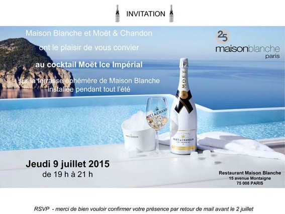 Invitation Moet – Paris Frivole
